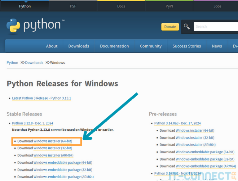 Windows : installer Visual Studio Code pour Python