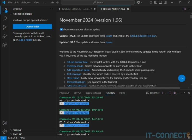 Windows : installer Visual Studio Code pour Python