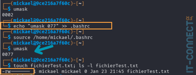 Linux : qu’est-ce que l’umask et comment bien le configurer