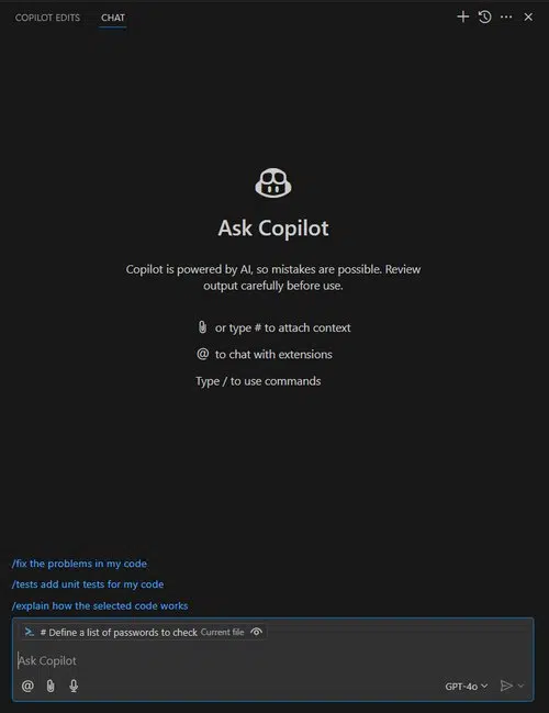 Utiliser GitHub Copilot (Free) avec Visual Studio Code