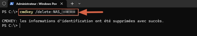 Gestionnaire d'identification Windows : ajouter ou supprimer des identifiants