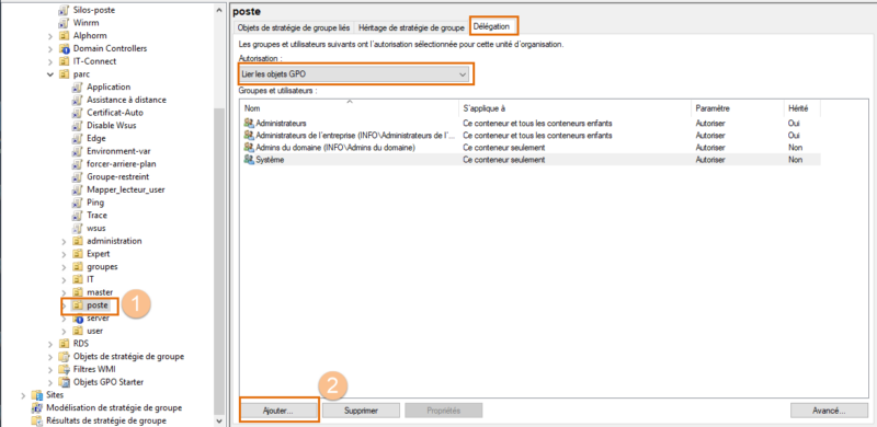 GPO : comment déléguer la gestion des stratégies de groupe