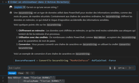 Utiliser GitHub Copilot (Free) avec Visual Studio Code