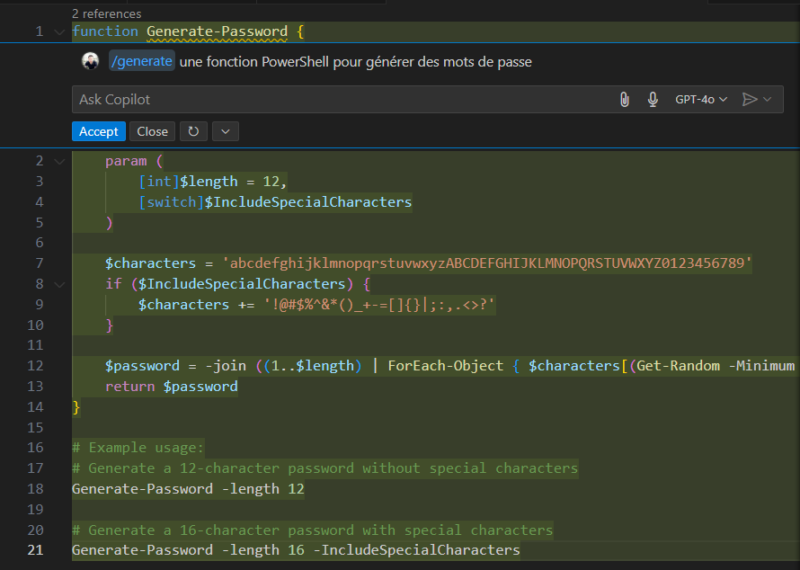 Utiliser GitHub Copilot (Free) avec Visual Studio Code