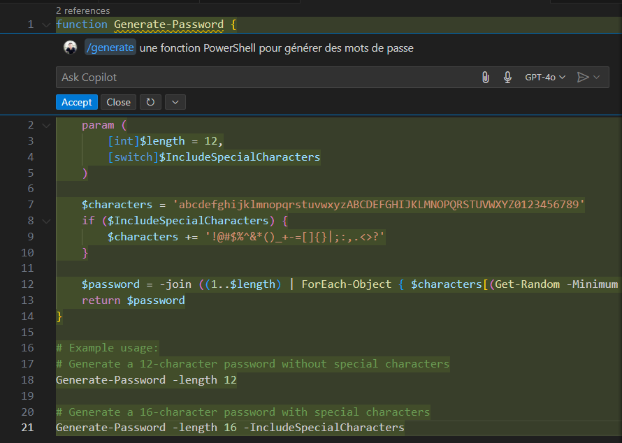 Utiliser GitHub Copilot (Free) avec Visual Studio Code