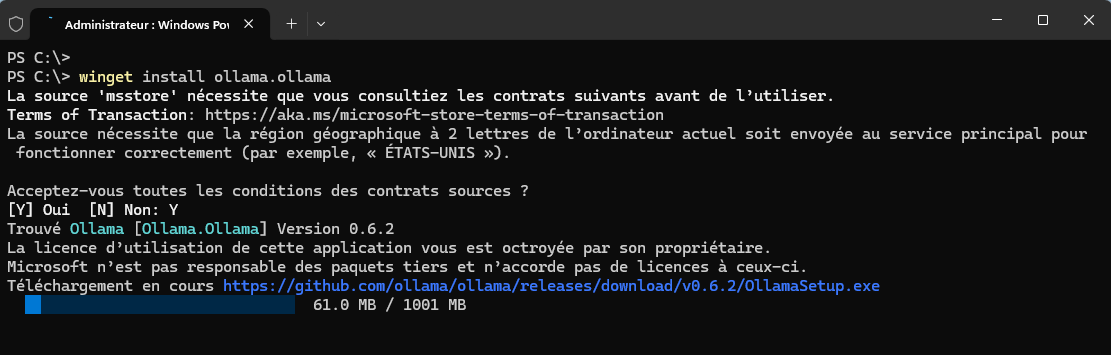 Votre IA en local sur Windows 11 avec Ollama et Open WebUI