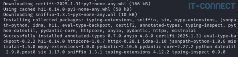 Guide pour utiliser l’API de Mistral AI en Python