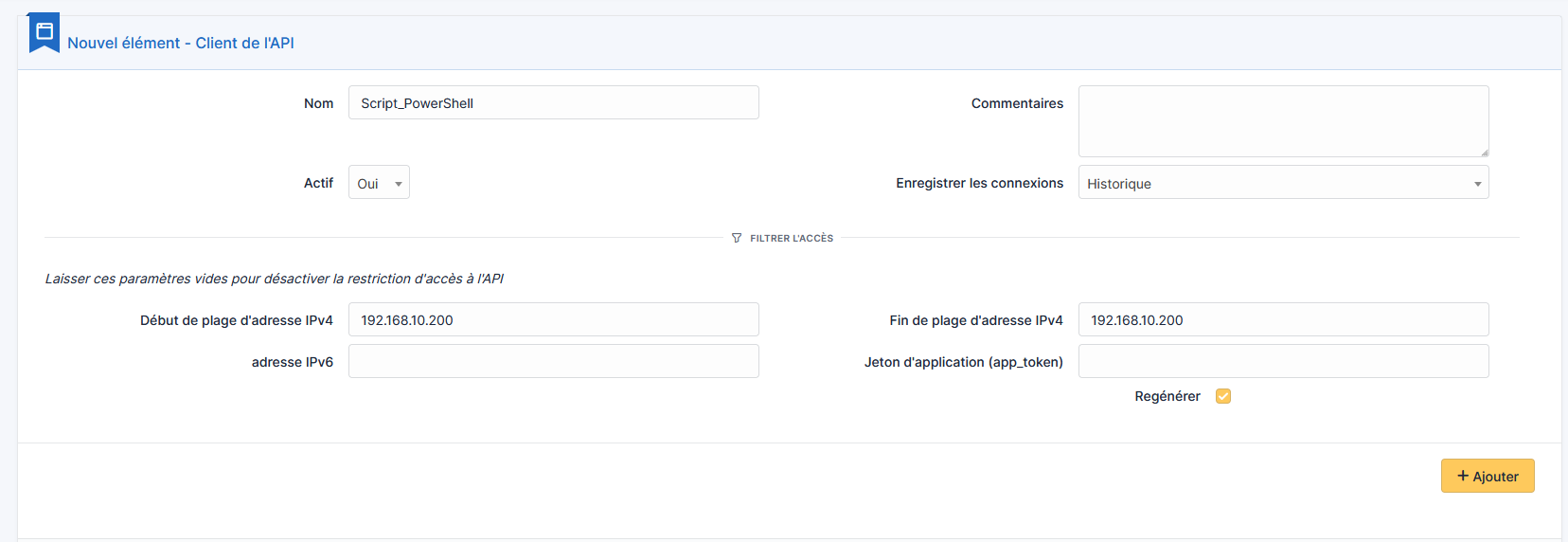 Utiliser l'API de GLPI avec un script PowerShell