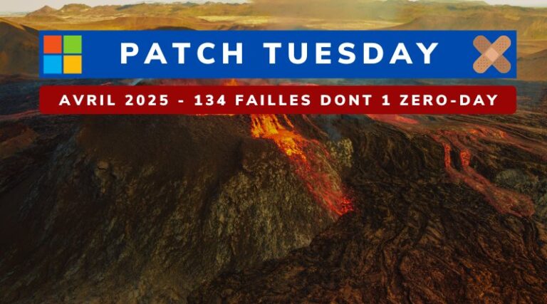 Le Patch Tuesday d'avril 2025 corrige 134 failles dont 1 zero-day