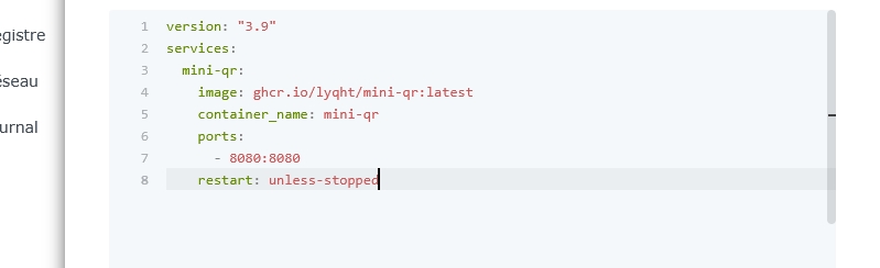 Générer des codes QR depuis son NAS Synology avec Mini QR