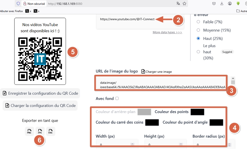 Générer des codes QR depuis son NAS Synology avec Mini QR