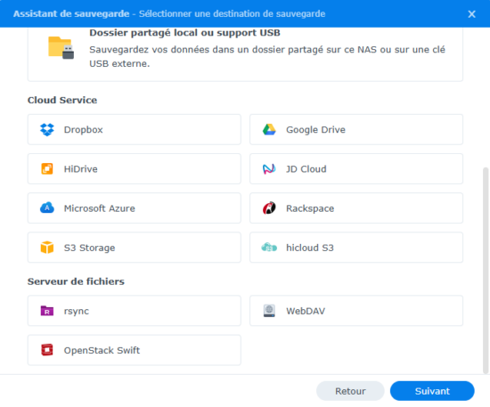 Synology : sauvegardez votre NAS avec Hyper Backup