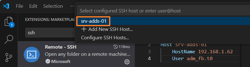 Visual Studio Code : développer à distance avec Remote SSH
