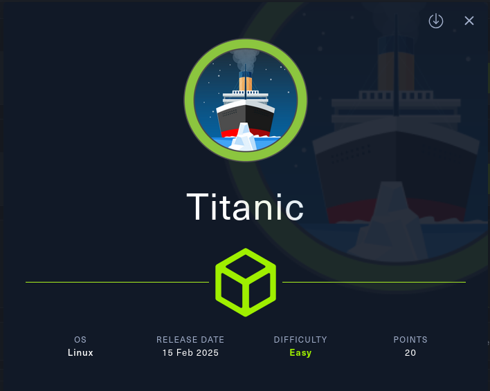 Hack The Box : solution du challenge Titanic