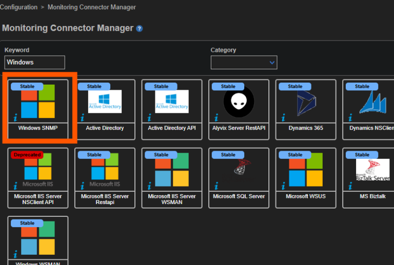 Centreon : supervision des serveurs Windows avec SNMP