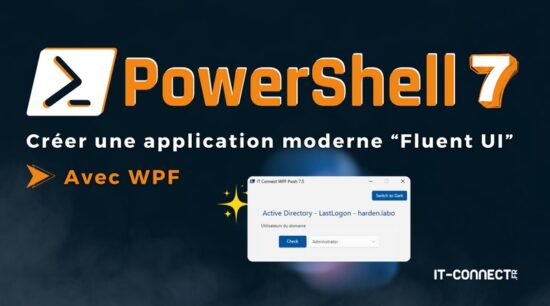 PowerShell 7.5 : créer une interface graphique moderne avec WPF