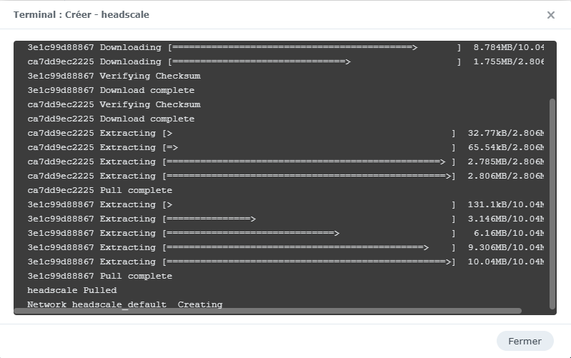 Installez un serveur Headscale sur votre NAS Synology