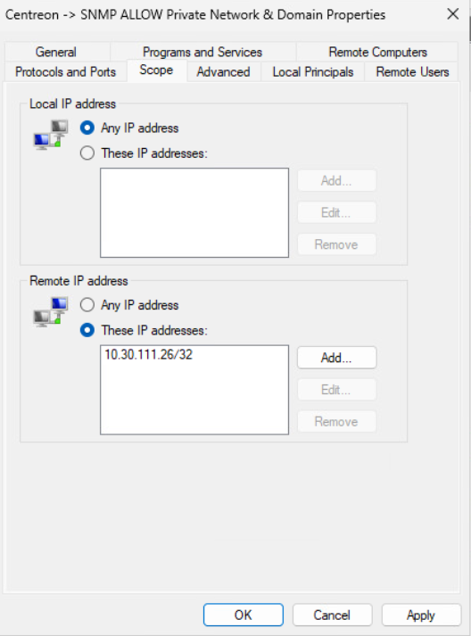 Centreon : supervision des serveurs Windows avec SNMP