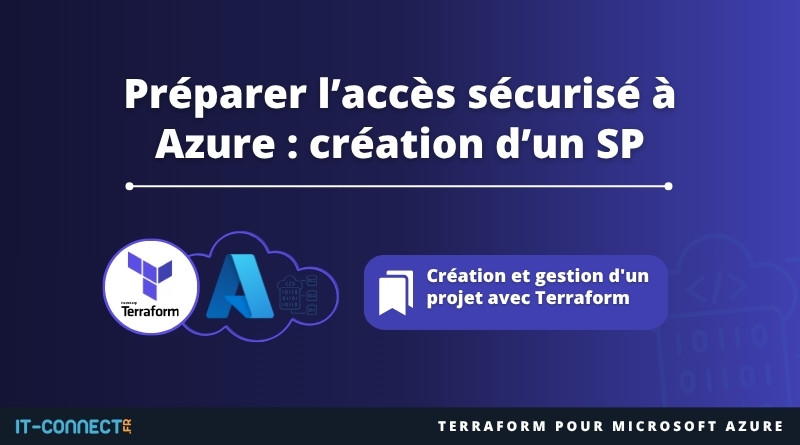 Cloud Azure : créer un Service Principal pour Terraform