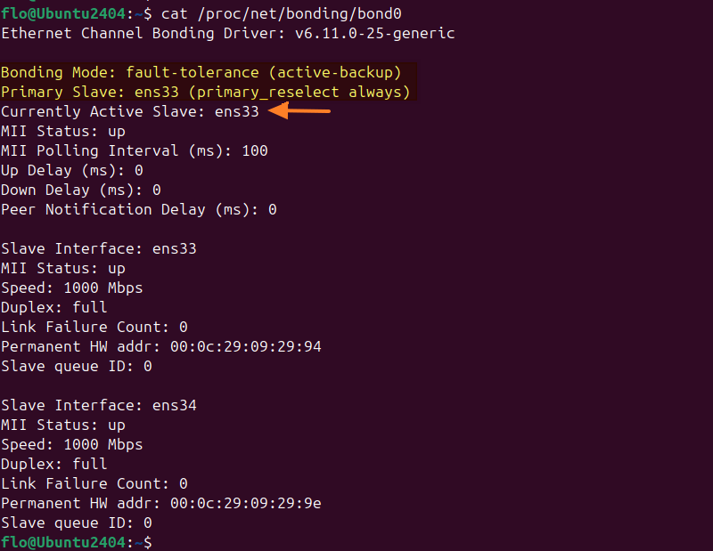Configurer le Bonding réseau sous Ubuntu - Linux