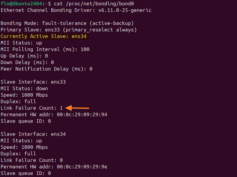 Configurer le Bonding réseau sous Ubuntu - Linux