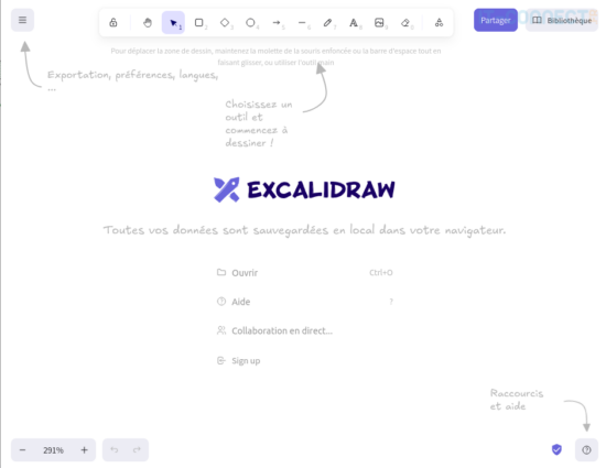 Excalidraw : créez des schémas facilement avec un navigateur