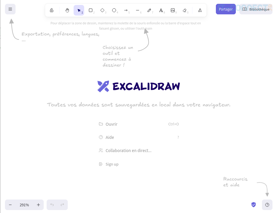 Excalidraw : créez des schémas facilement avec un navigateur