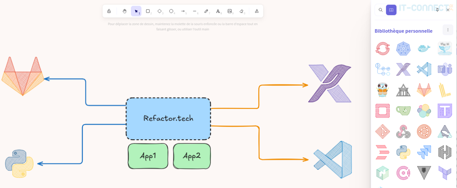 Excalidraw : créez des schémas facilement avec un navigateur