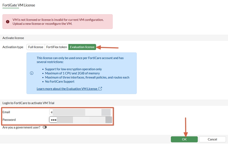 VMware Workstation Pro : créer un firewall FortiGate en VM