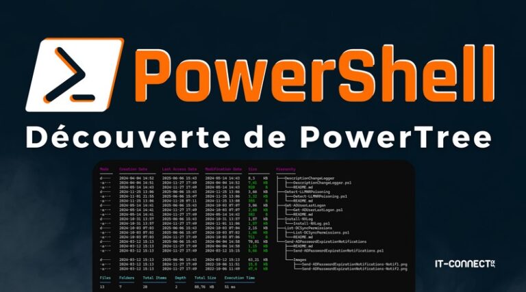 PowerShell : découvrez PowerTree, une alternative moderne à Tree