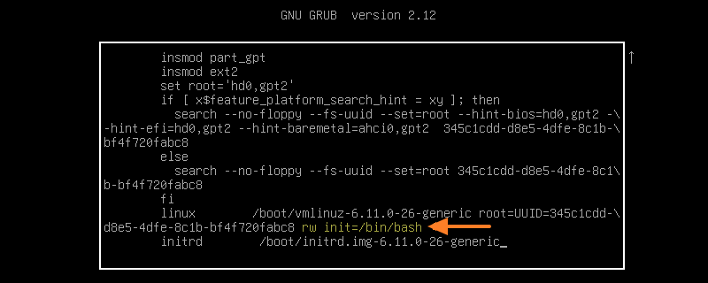 Linux : réinitialiser un mot de passe root oublié