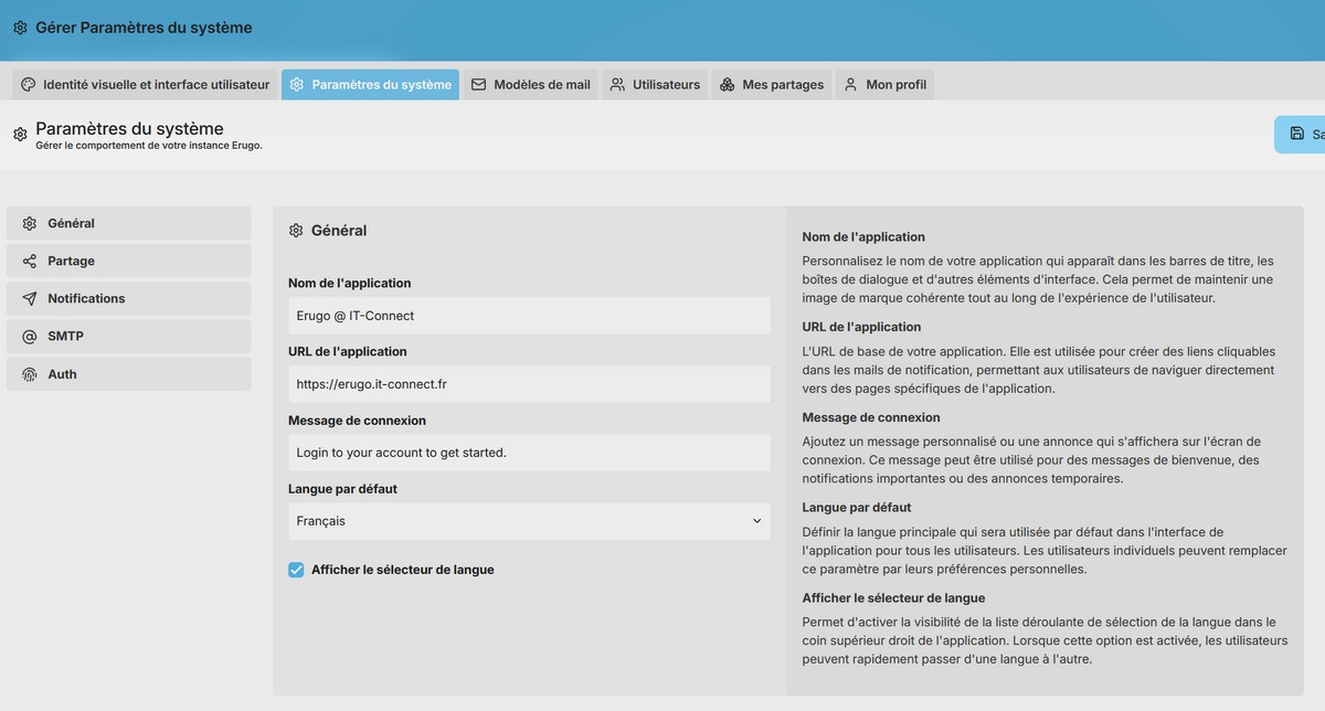 Erugo : votre WeTransfer auto-hébergé et open source