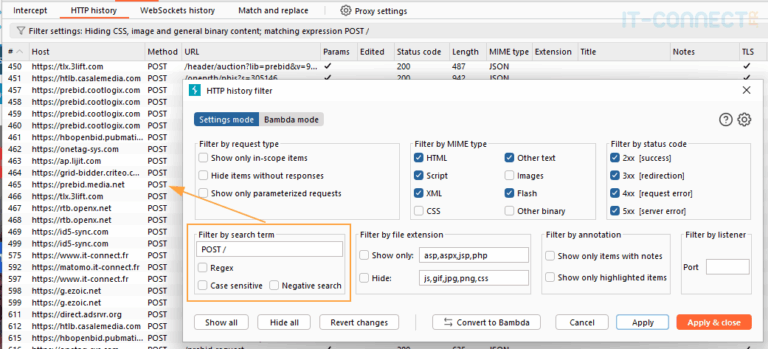 BurpSuite : guide de prise en main d'un proxy web local