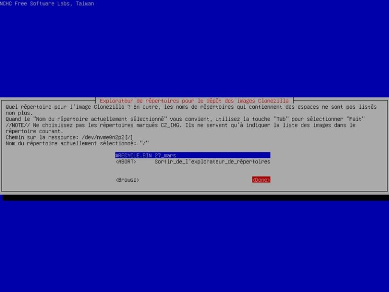 Clonezilla : créer facilement une image disque de son PC