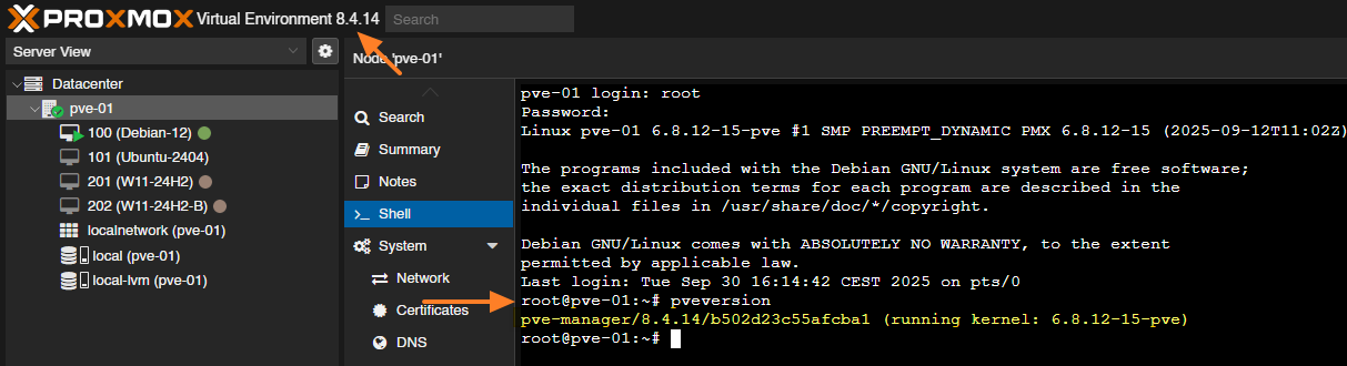 Proxmox VE : upgrade 8 vers 9 - Tutoriel pas à pas