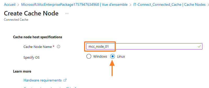 Comment configurer Microsoft Connected Cache pour Windows