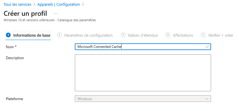Comment configurer Microsoft Connected Cache pour Windows