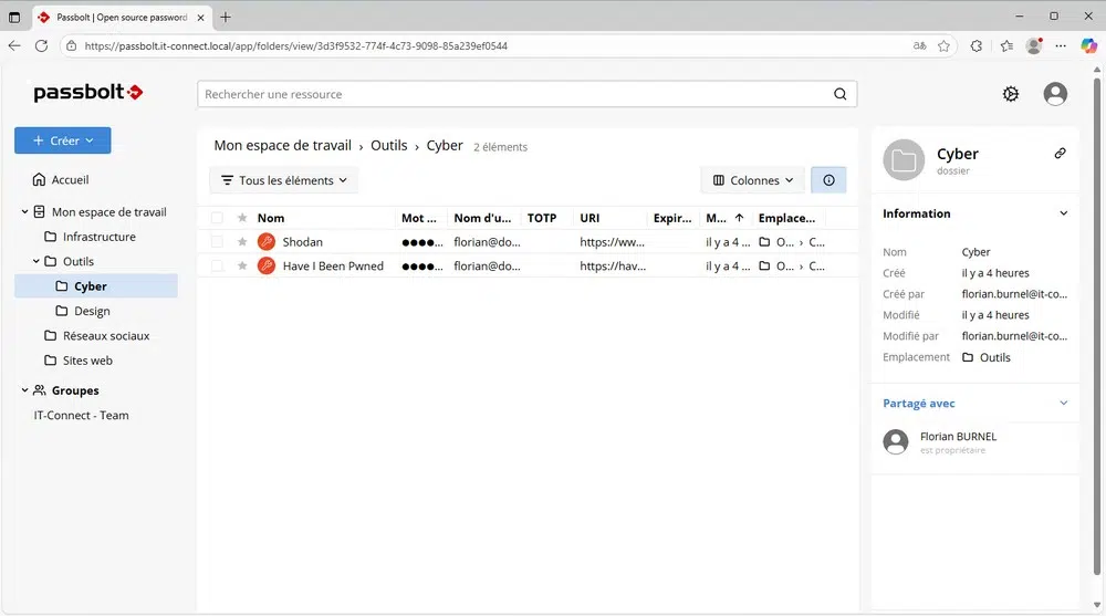 Passbolt, un gestionnaire de mots de passe open source