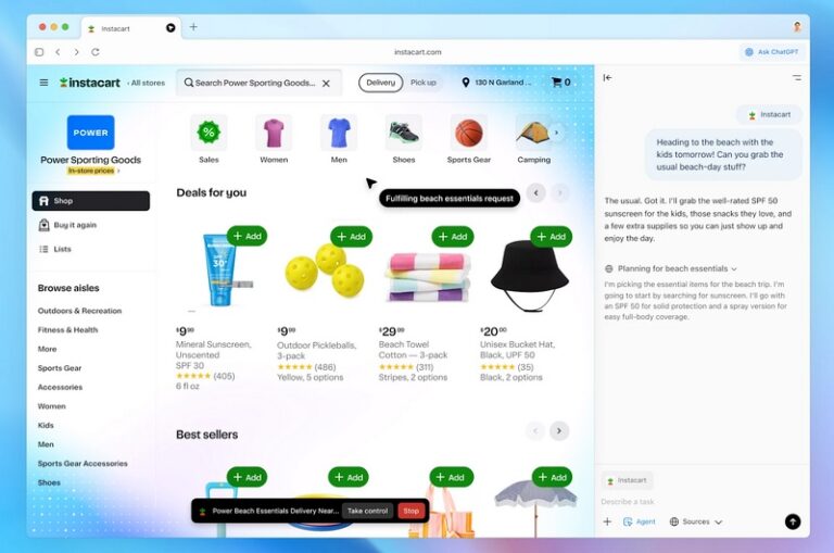 ChatGPT Atlas : un navigateur web prêt à concurrencer Google