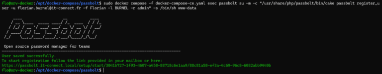 Installer Passbolt sur votre serveur avec Docker