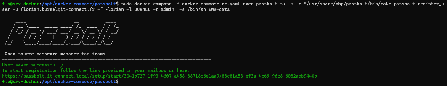 Installer Passbolt sur votre serveur avec Docker
