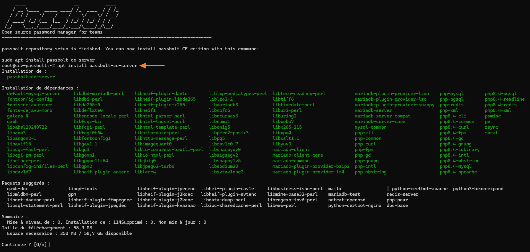 Installation pas à pas de Passbolt sur Linux (Debian)