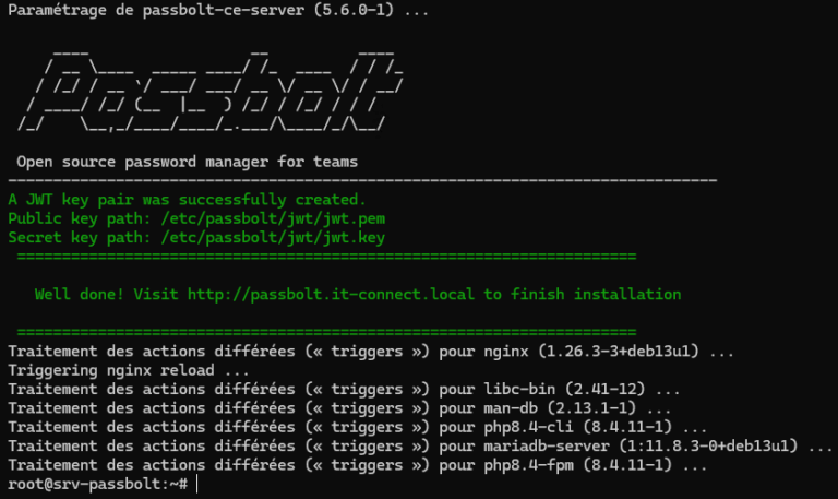 Installation pas à pas de Passbolt sur Linux (Debian)
