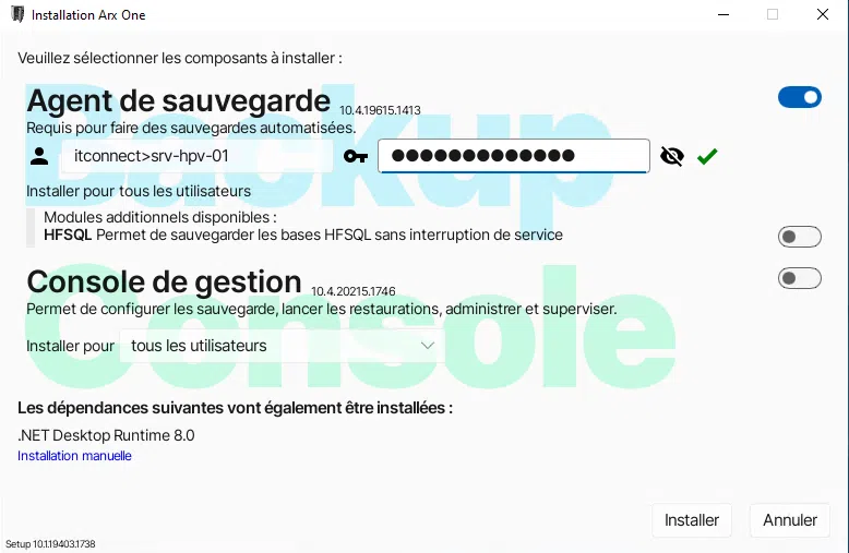 Arx One Backup : une solution de sauvegarde pour serveurs et PC