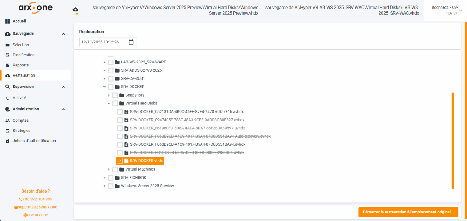 Arx One Backup : une solution de sauvegarde pour serveurs et PC