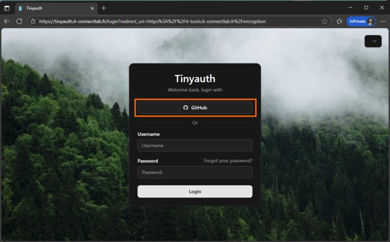 Tinyauth : un portail d'authentification pour vos apps web