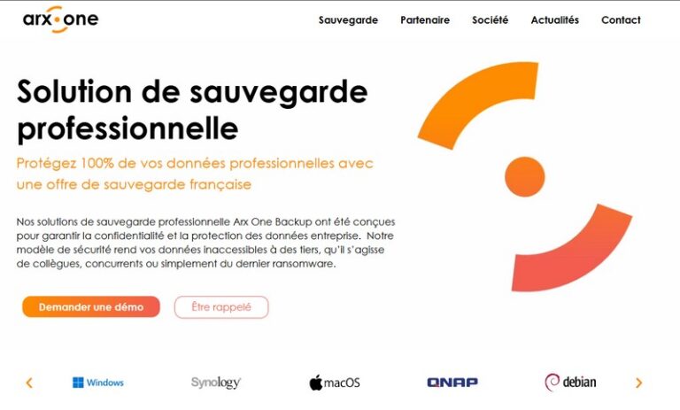 Arx One Backup : une solution de sauvegarde pour serveurs et PC